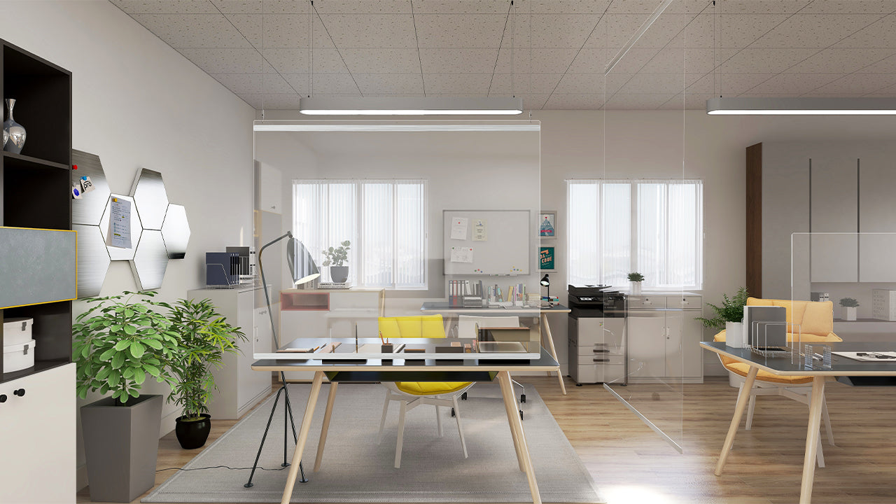 How to partition an office & create a safe workplace - Displaypro