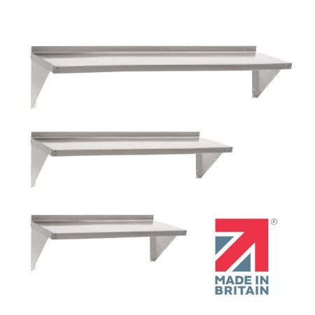 Stainless Steel Shelves | Commercial Catering Kitchen | Displaypro UK