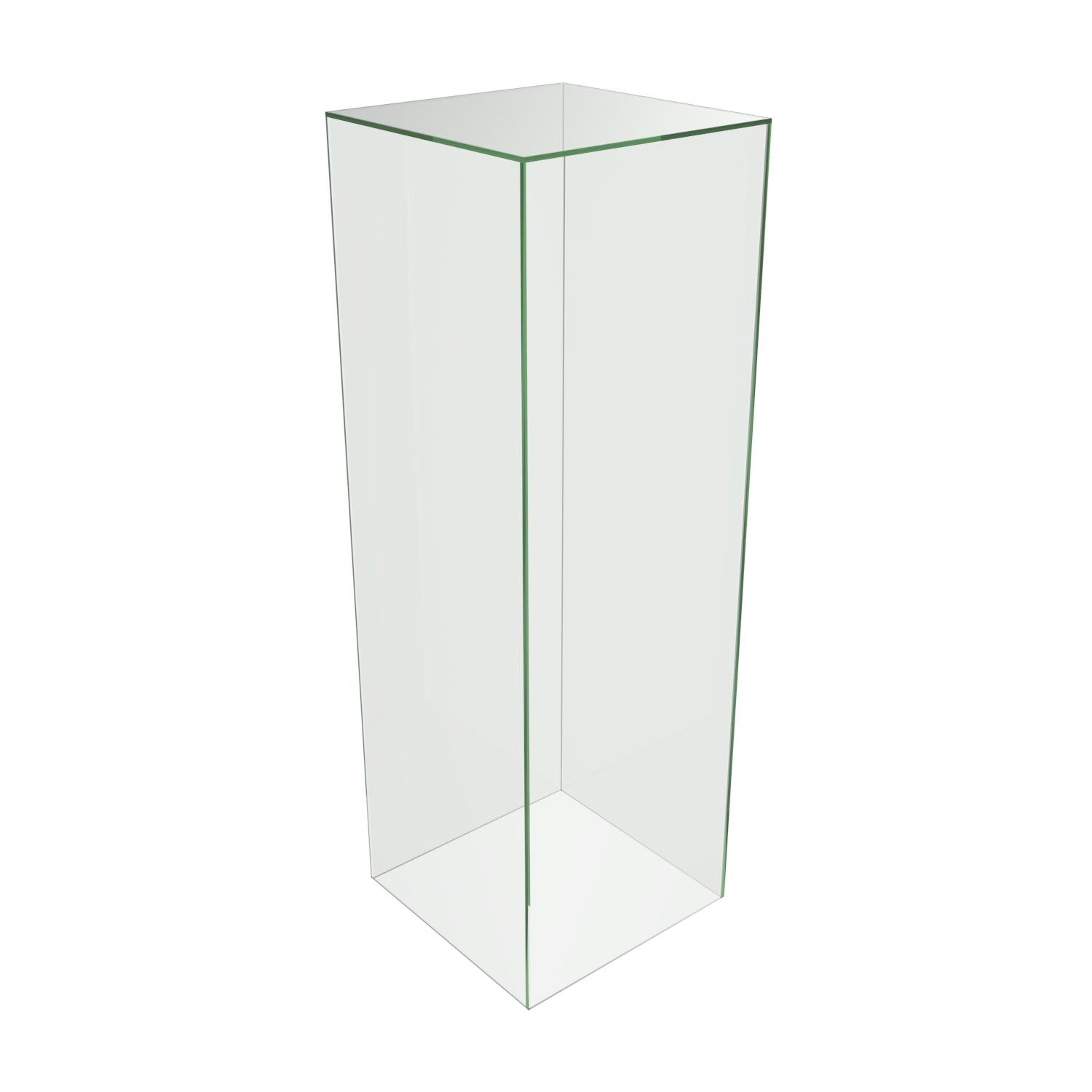 Pedestal Plinths Clear Acrylic & Glass Look Perspex – Displaypro