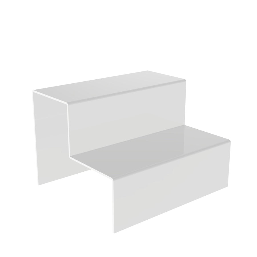 2 Step Display Stands | Acrylic Display Risers | Displaypro UK