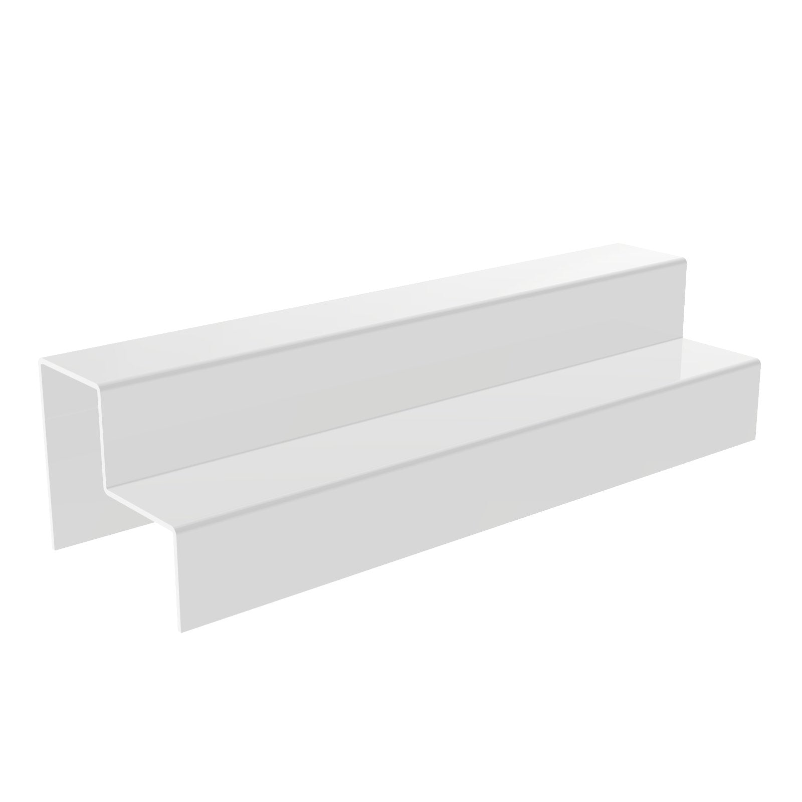 2 Step Display Stands | Acrylic Display Risers | Displaypro UK