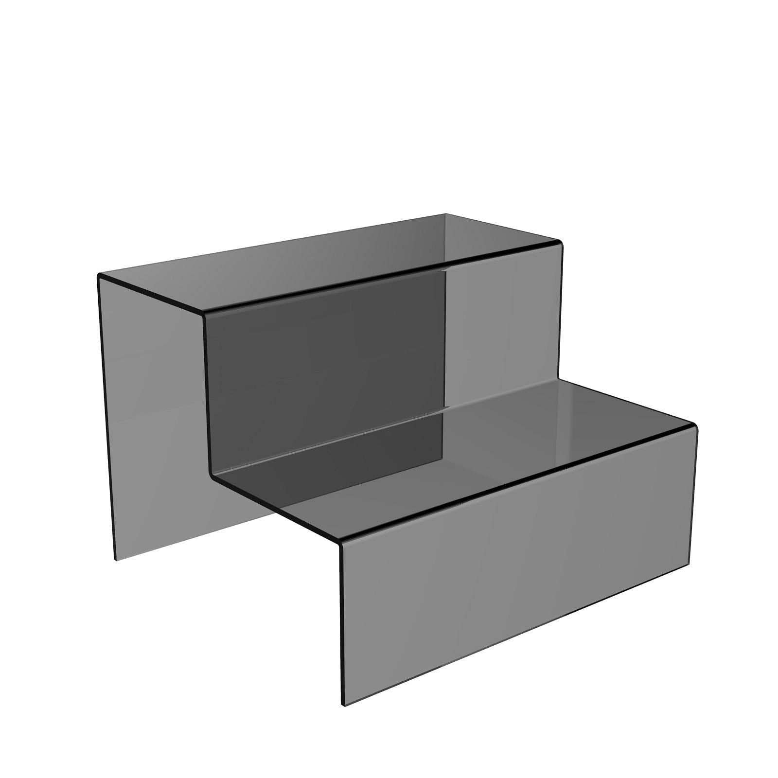 2 Step Display Stands | Acrylic Display Risers | Displaypro UK