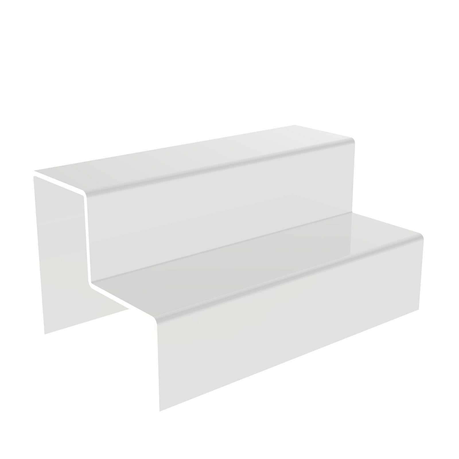 2 Step Display Stands | Acrylic Display Risers | Displaypro UK