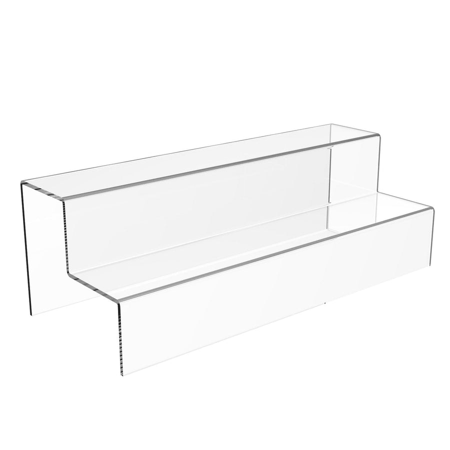 2 Step Display Stands | Acrylic Display Risers | Displaypro UK