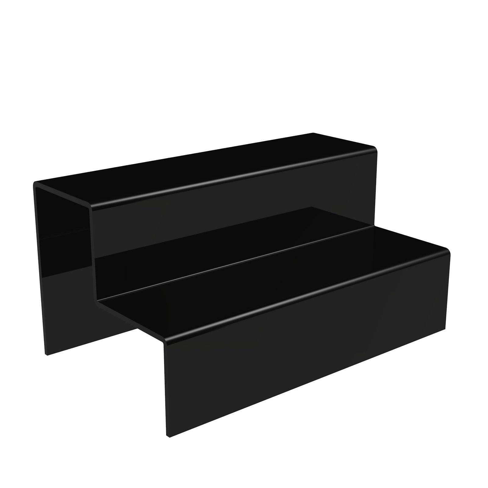2 Step Display Stands | Acrylic Display Risers | Displaypro UK