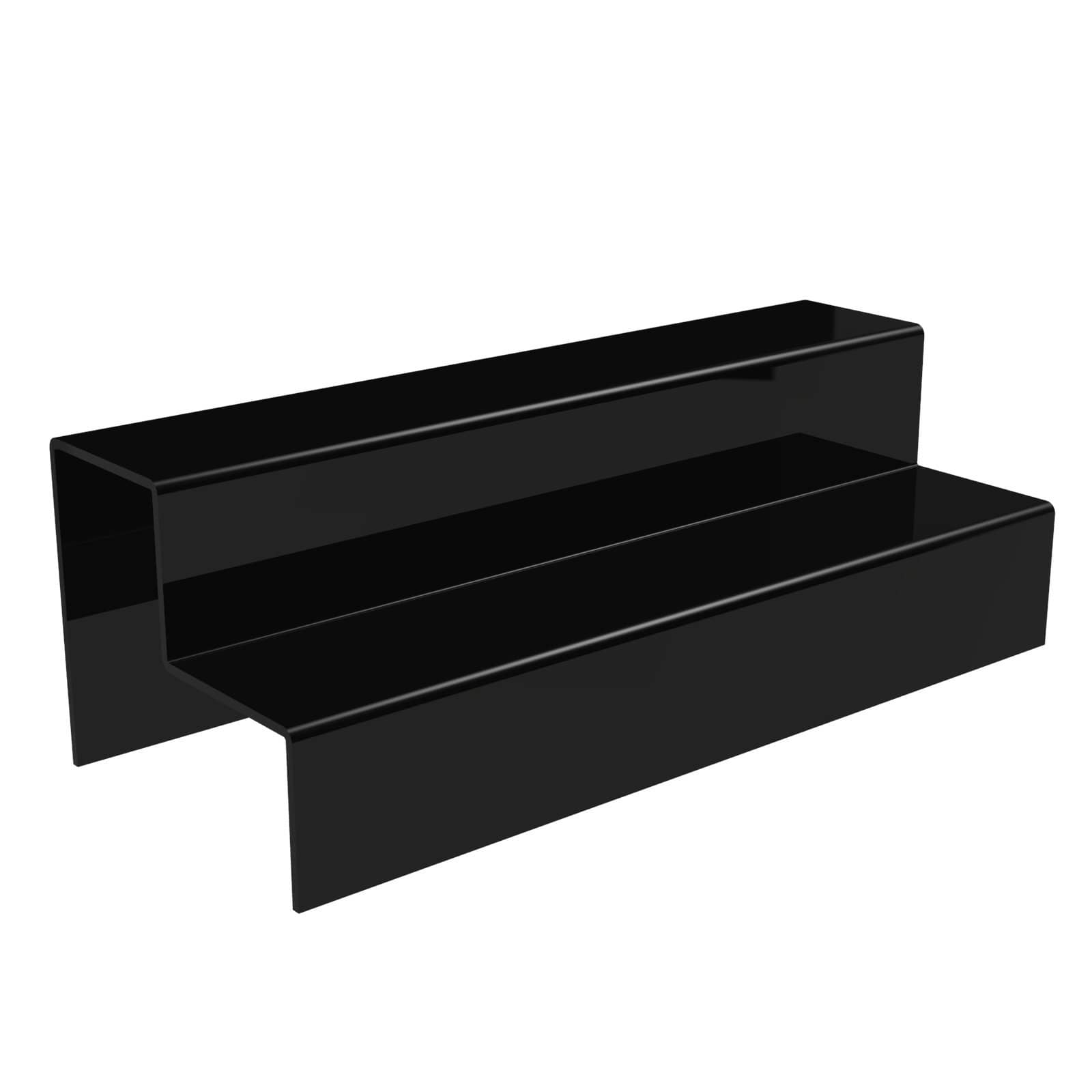 2 Step Display Stands | Acrylic Display Risers | Displaypro UK