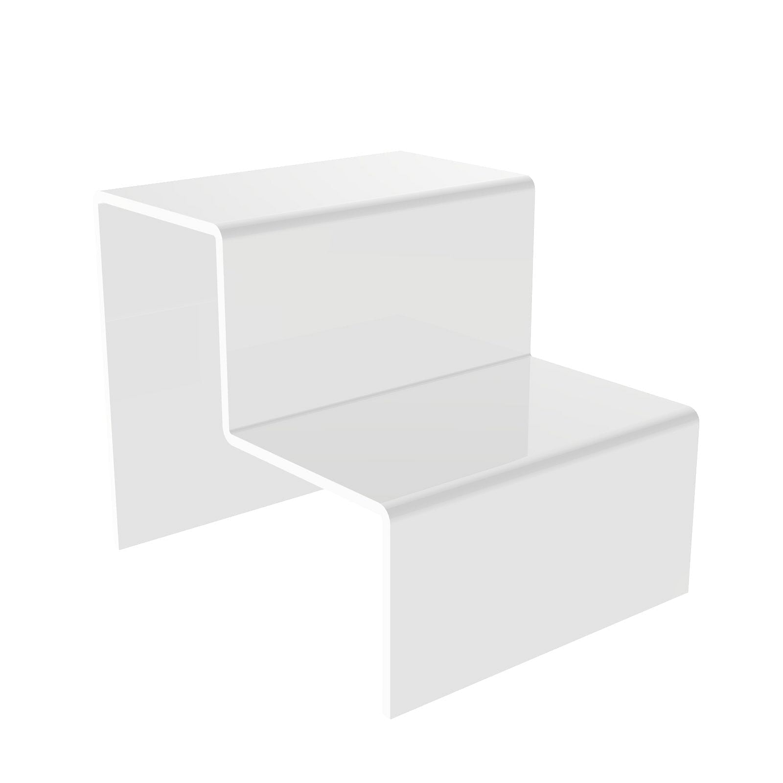 2 Step Display Stands | Acrylic Display Risers | Displaypro UK