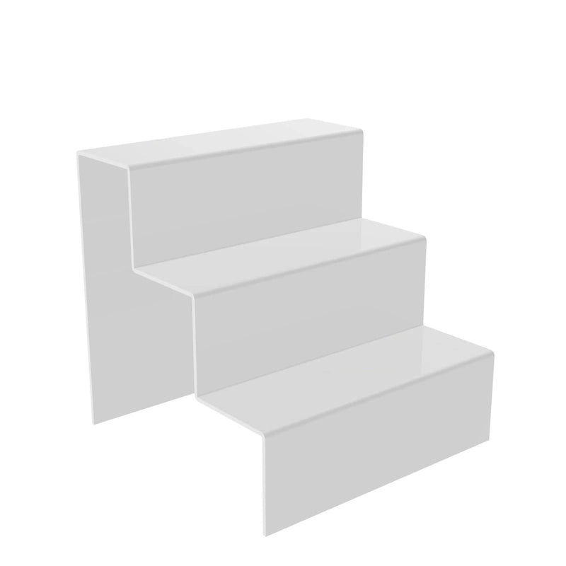 Stainless Steel 3 Step Display Stands | Acrylic Display Risers ...