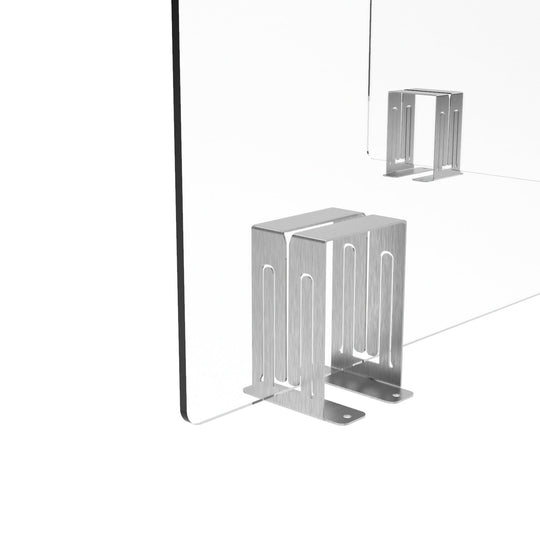 Desk Partition Extension Perspex Screen - Displaypro