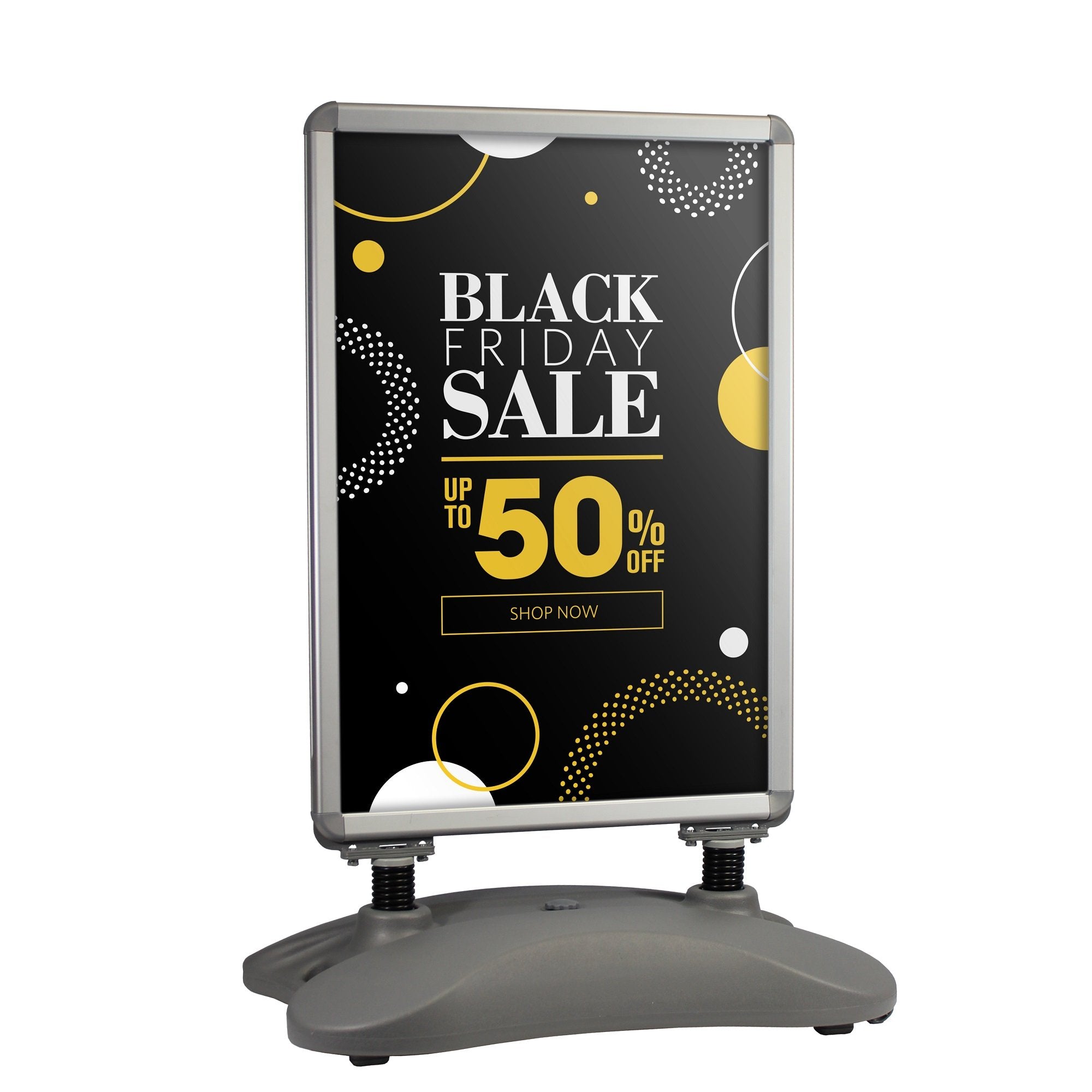 Waterbase Pavement Sign | Forecourt Display Stand | Displaypro UK