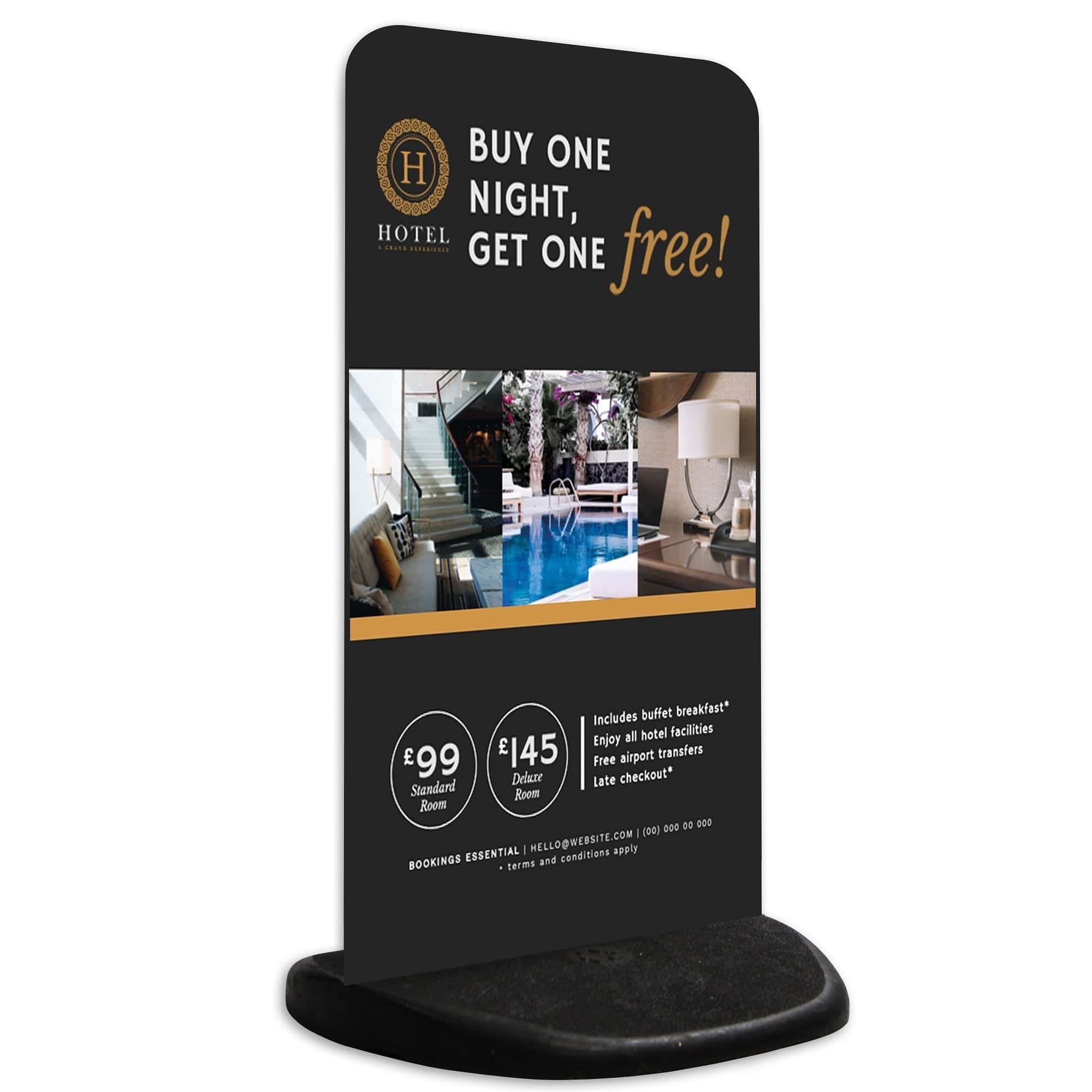 Ecoflex Pavement Signs | Outdoor Advertising Displays | Displaypro UK