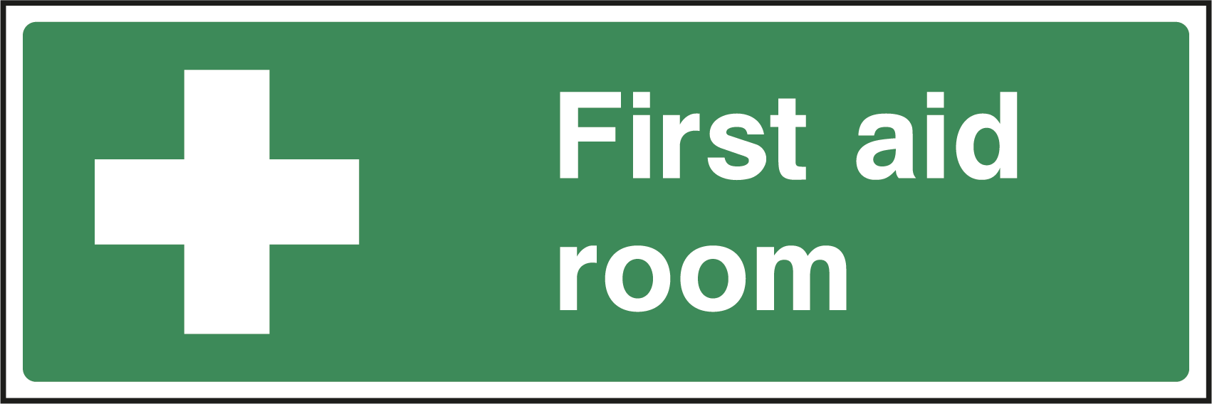 First Aid Room - 300 x 100mm – Displaypro