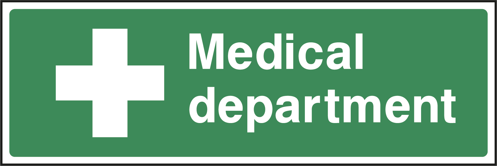 Medical Department - 300 x 100mm – Displaypro