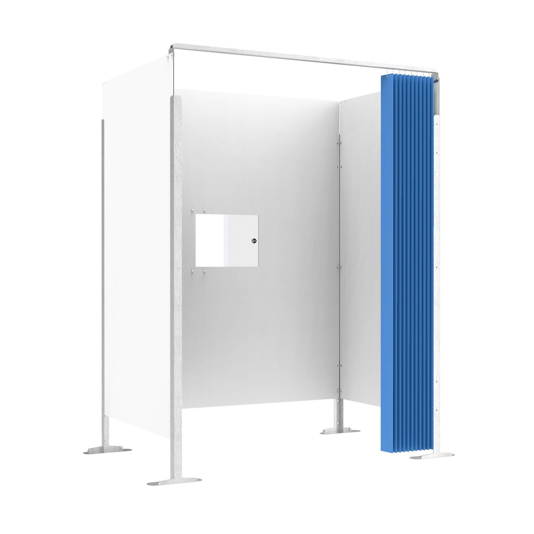 Test Booth with Privacy Curtain - Displaypro