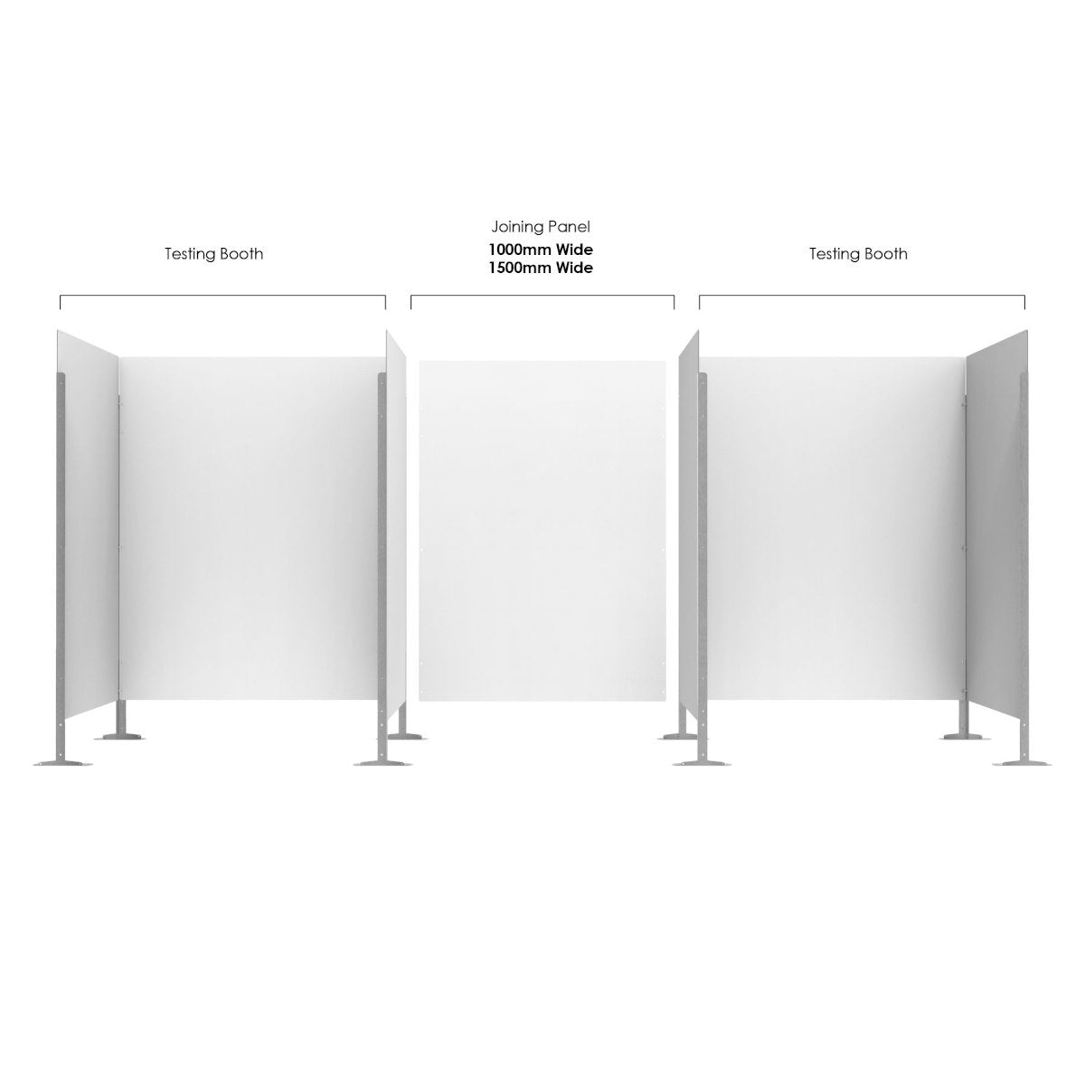 Pro Test Booth Accessories Joining Panels - Displaypro