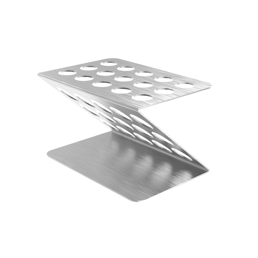 Stainless Steel Test Tube Z Shape Holder - Displaypro