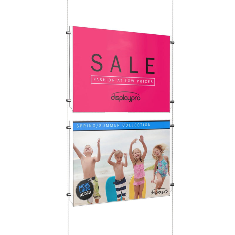 A3 Landscape Complete Cable Systems - Displaypro