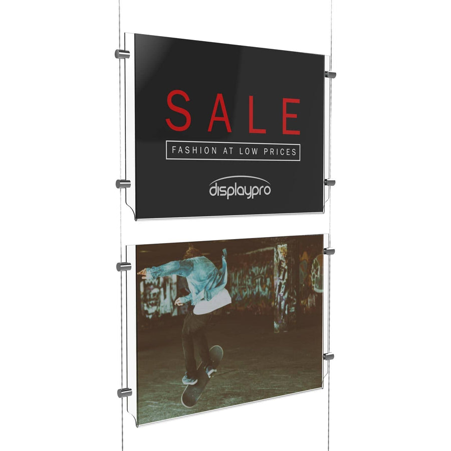 A4 Landscape Complete Cable Systems - Displaypro
