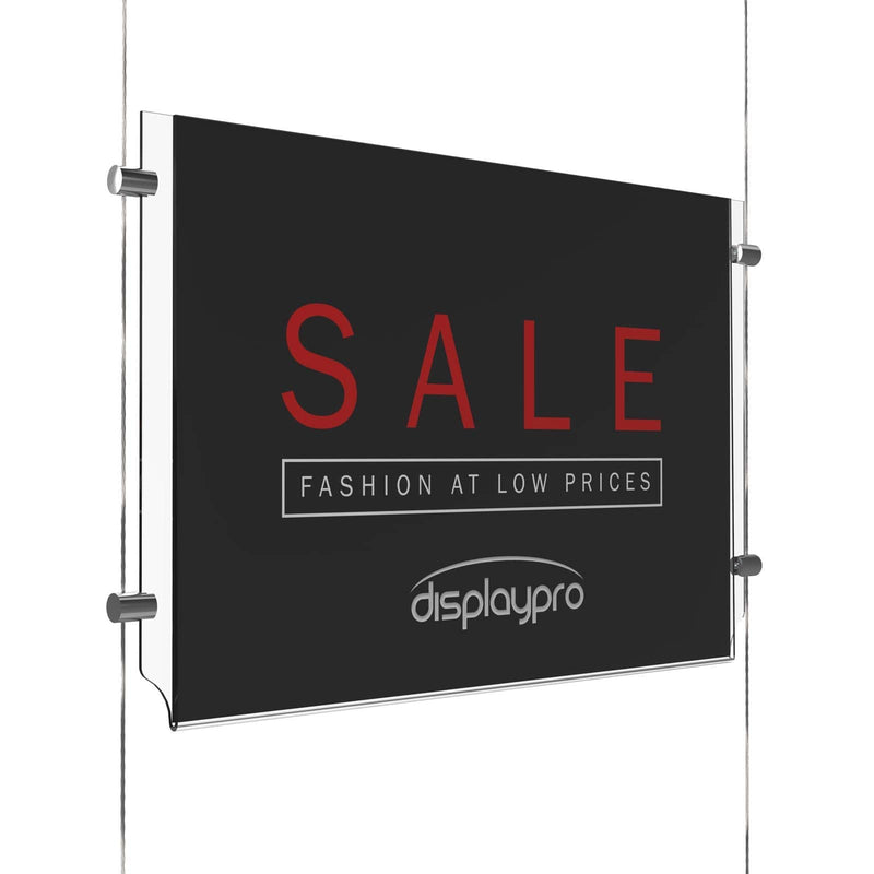 A4 Landscape Complete Cable Systems - Displaypro