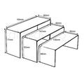 Acrylic Nesting Plinths (Set of 3)