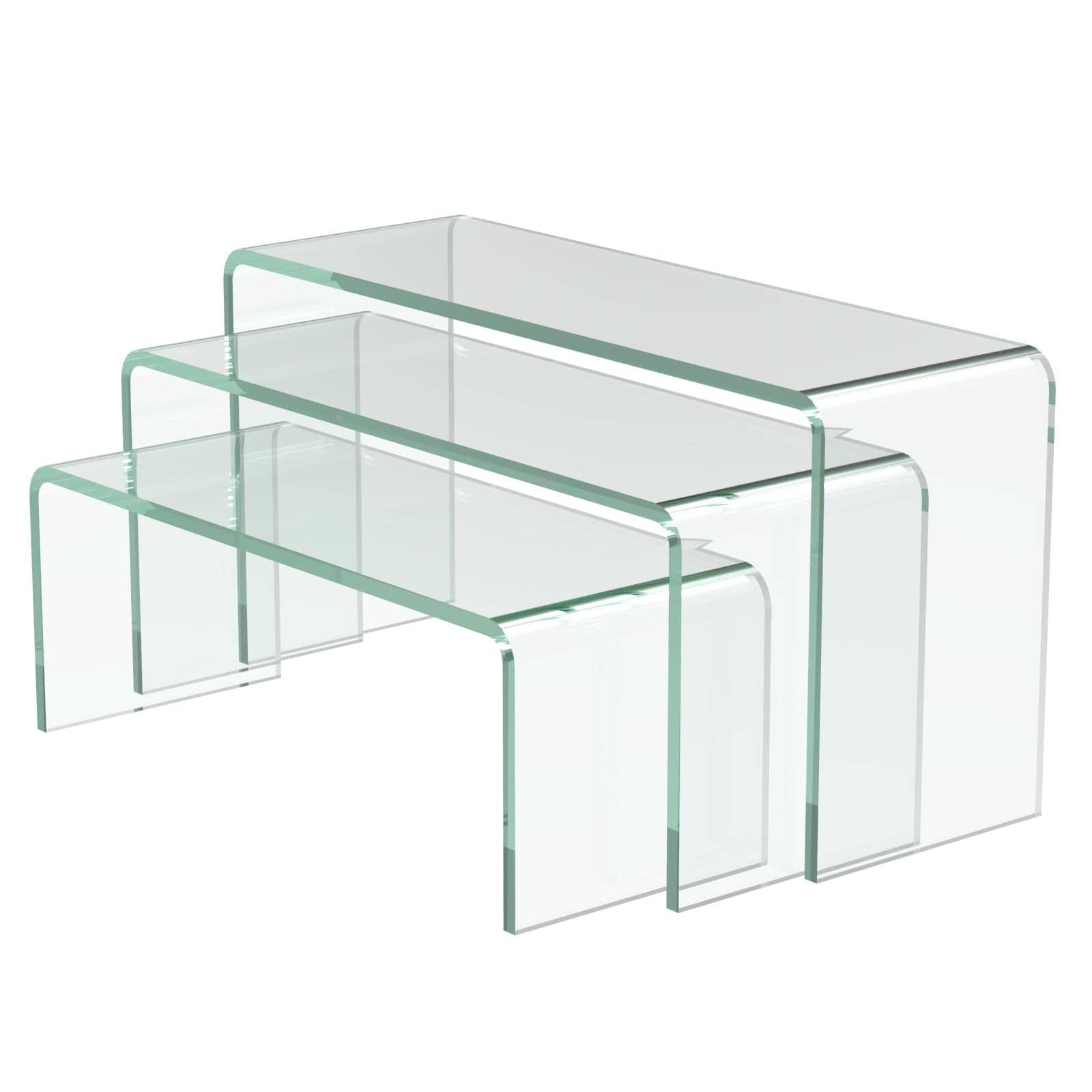Acrylic Nesting Plinths (Set of 3) – Displaypro