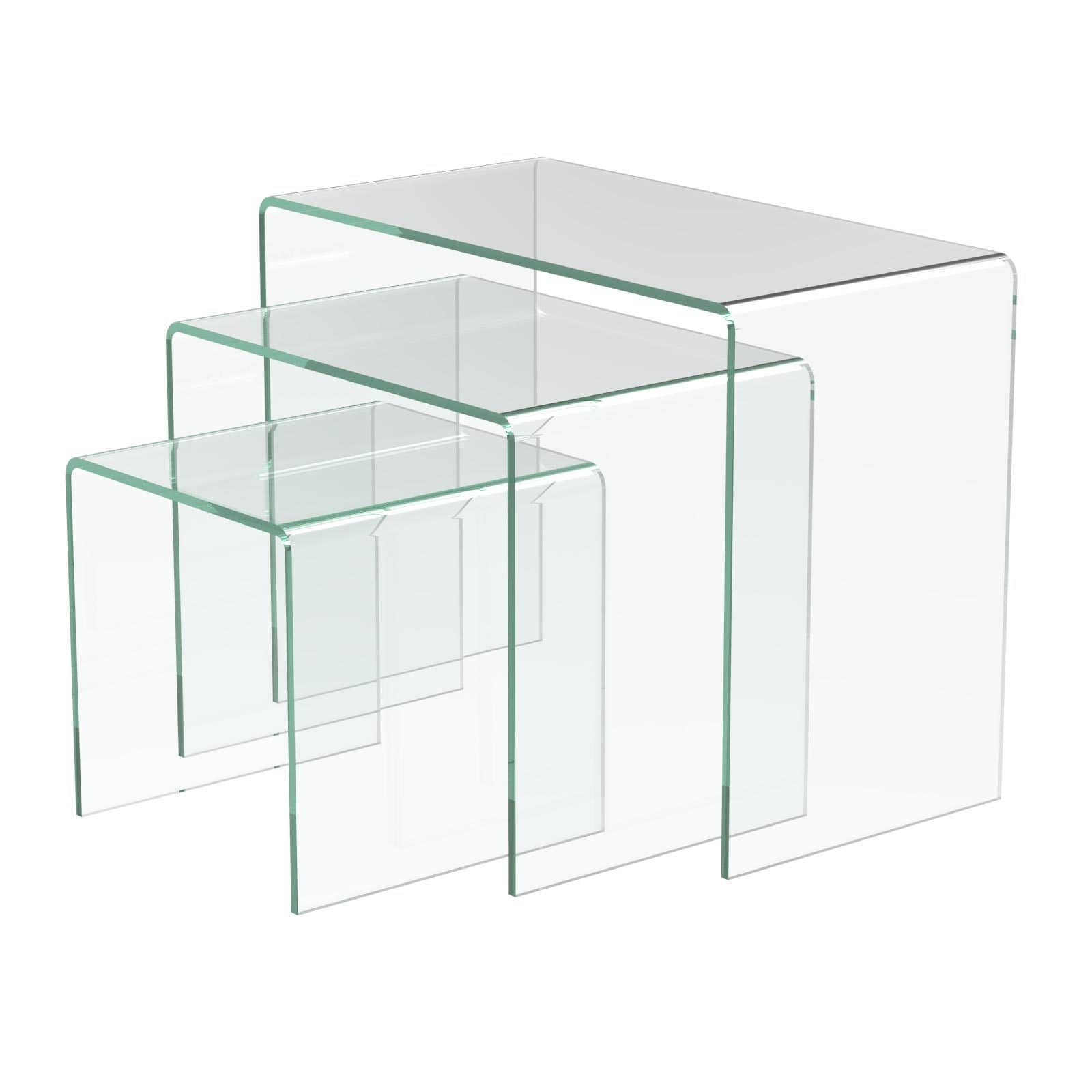 Acrylic Nesting Plinths (Set of 3) – Displaypro