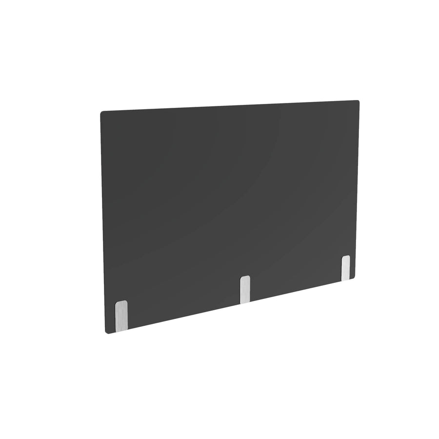 Desk Divider Screen with Clamps Perspex Partition – Displaypro