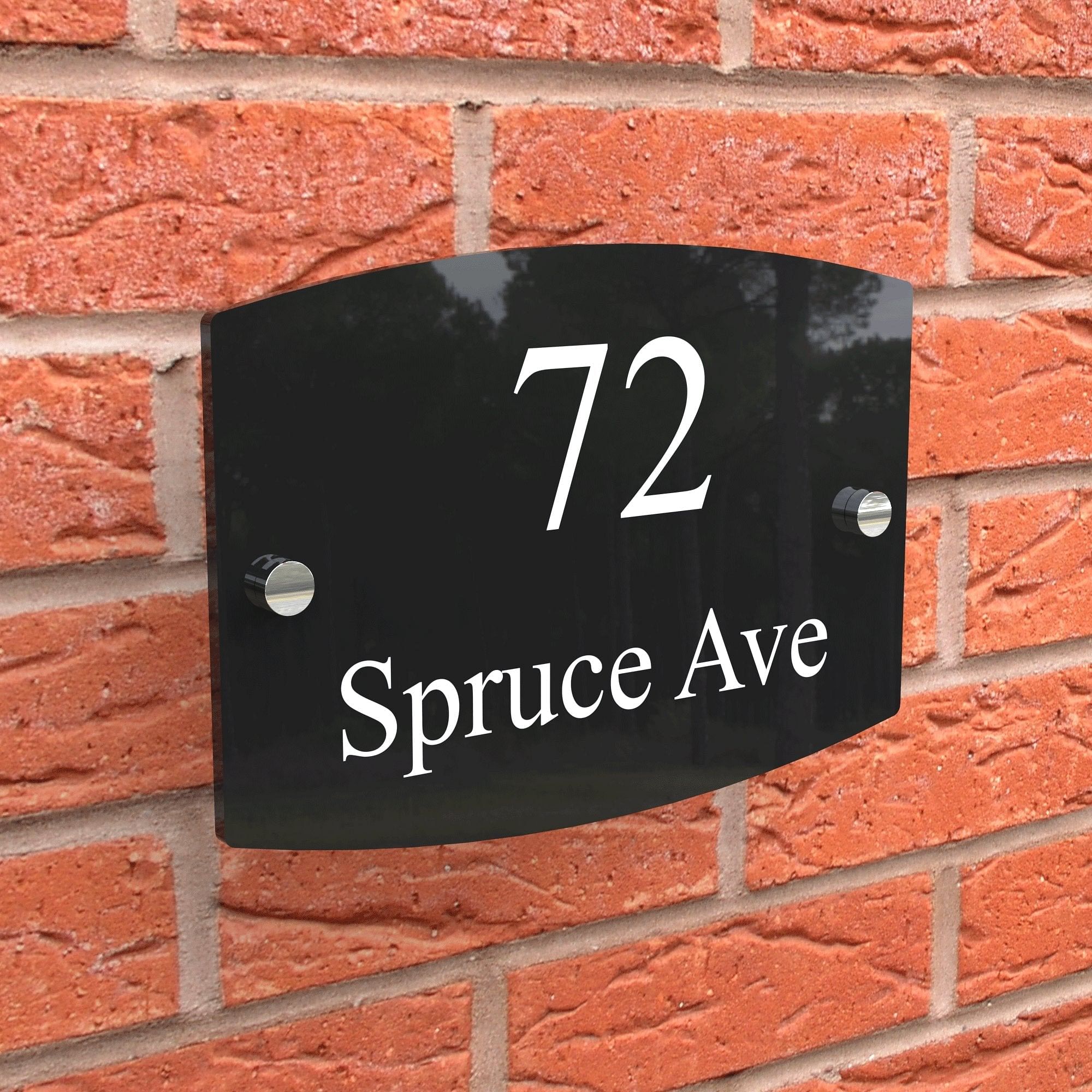 Acrylic House Number Sign – Displaypro