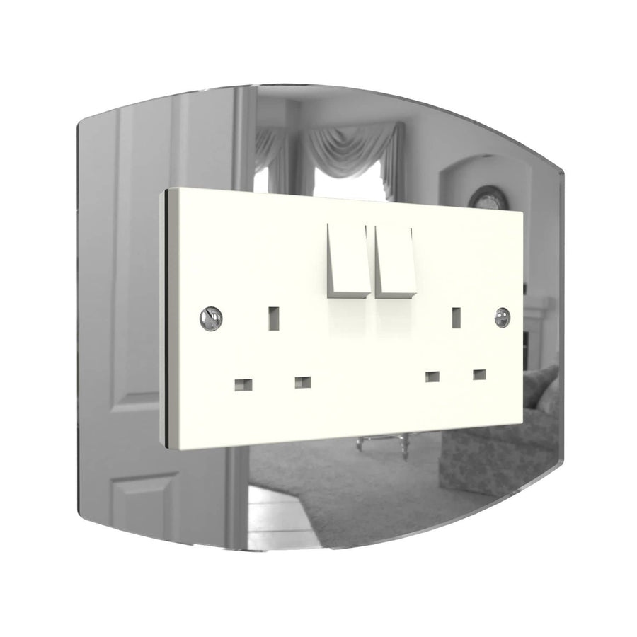 home curved double light switch surrounds sku dp1609