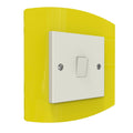Curved Single Light Switch Surrounds By Displaypro Ltd
