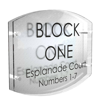 Clear Acrylic Office Door Plaques – Displaypro