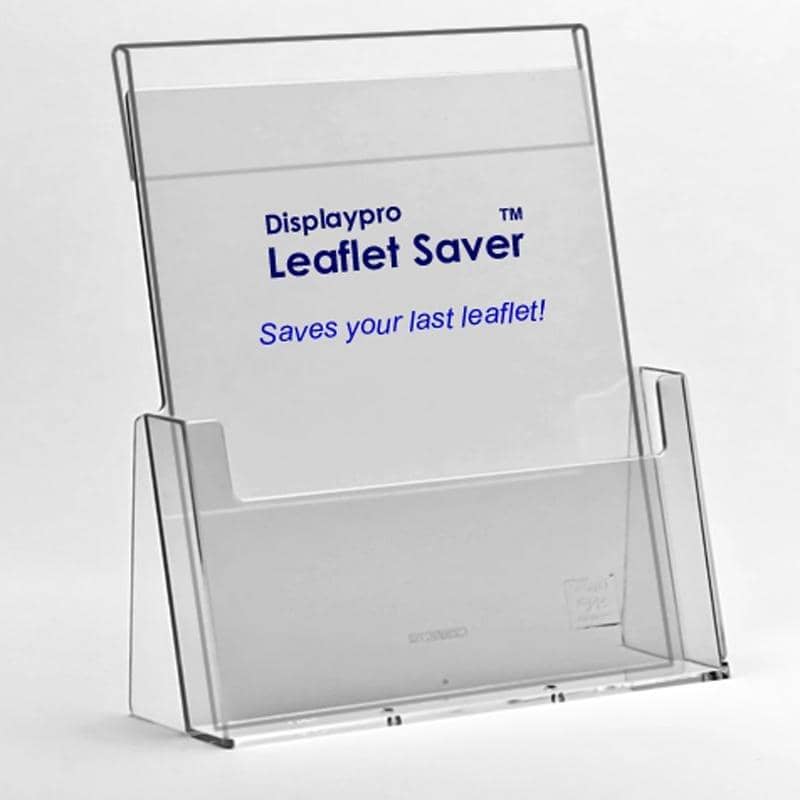 Leaflet Holder with Leaflet Saver - Displaypro