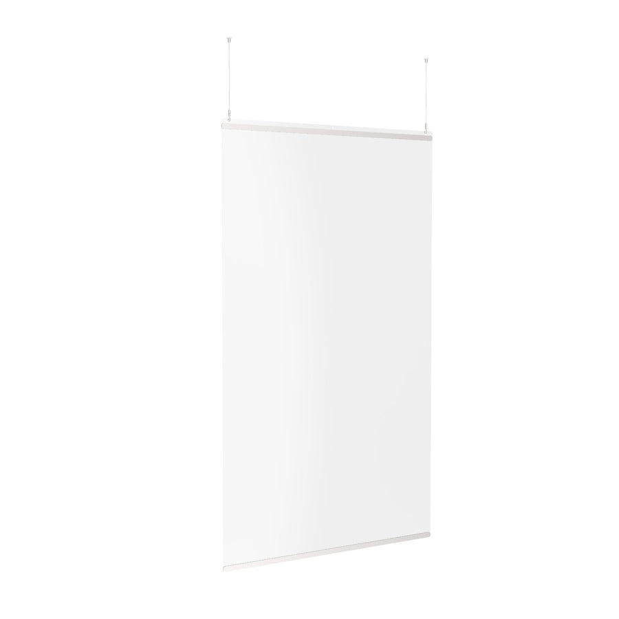 Pro Hanging Protection Screen with Stainless Steel Strips - Displaypro