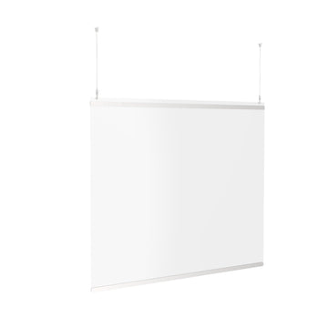 Pro Hanging Protection Screen with Stainless Steel Strips - Displaypro