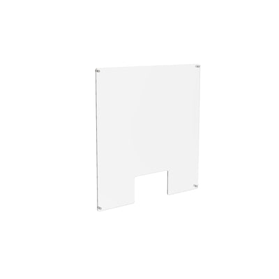 Retrofit Protective Screen Shop Sneeze Guard - Displaypro