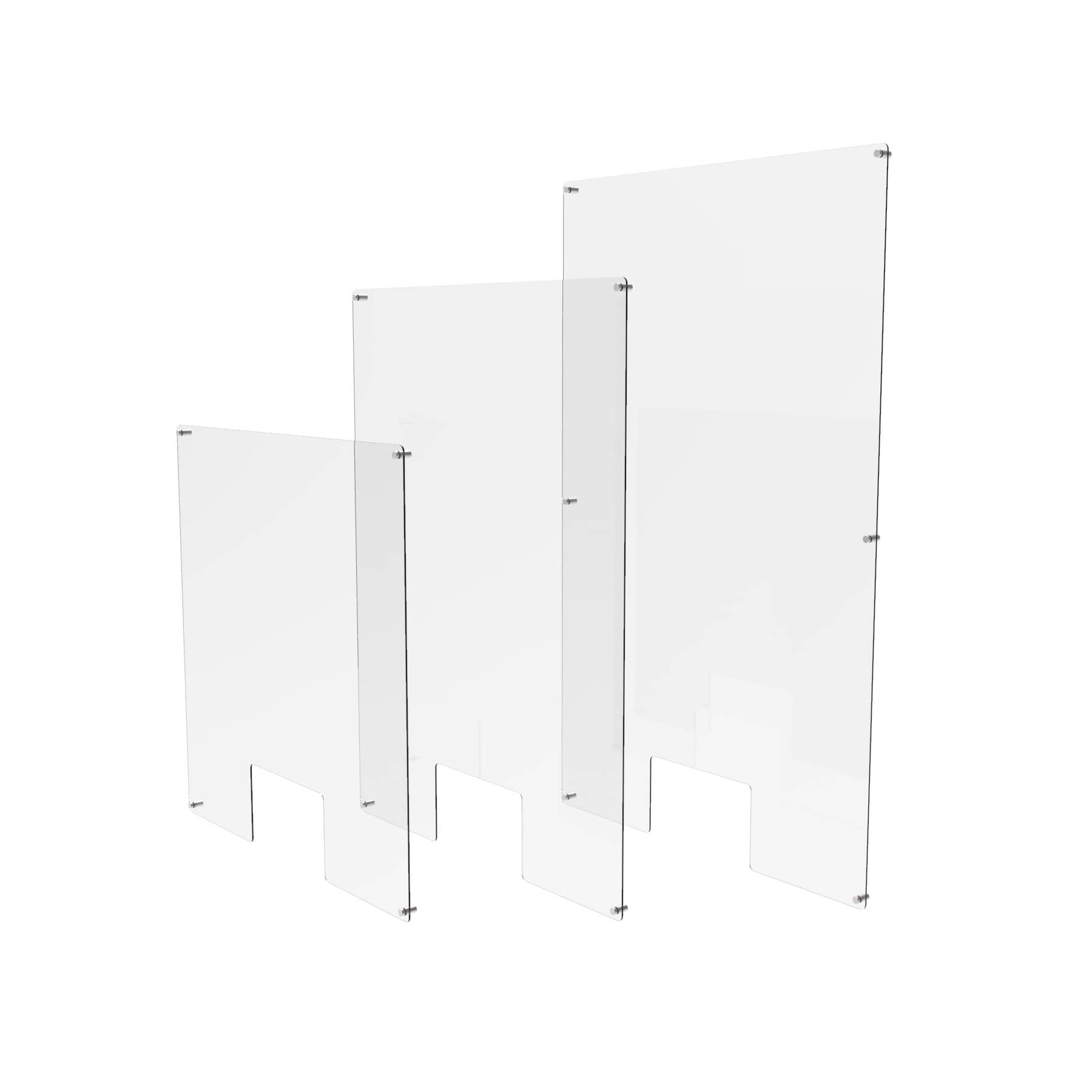 Retrofit Protective Screen Shop Sneeze Guard - Displaypro