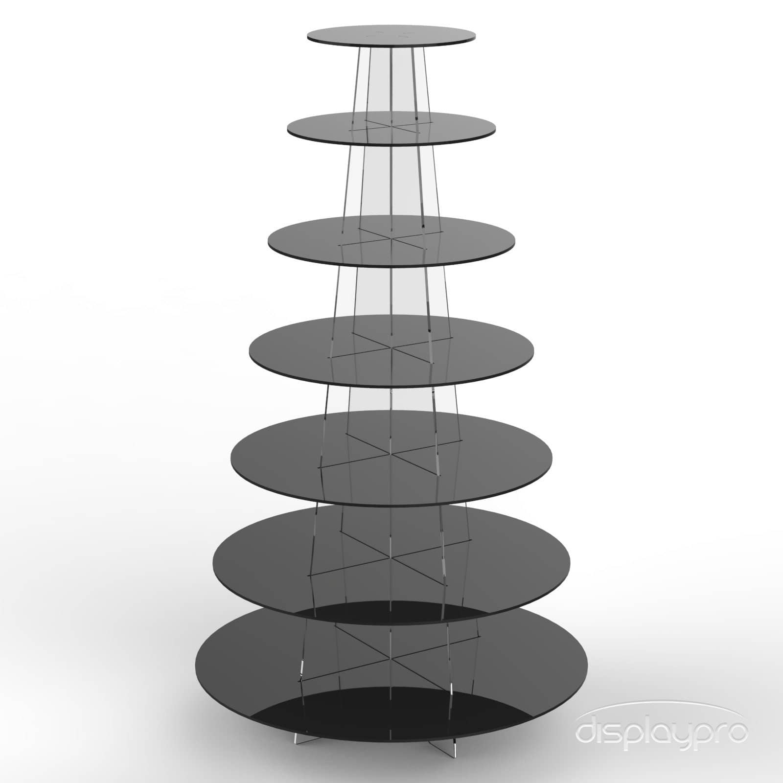 Round Acrylic Cupcake Stands - Displaypro