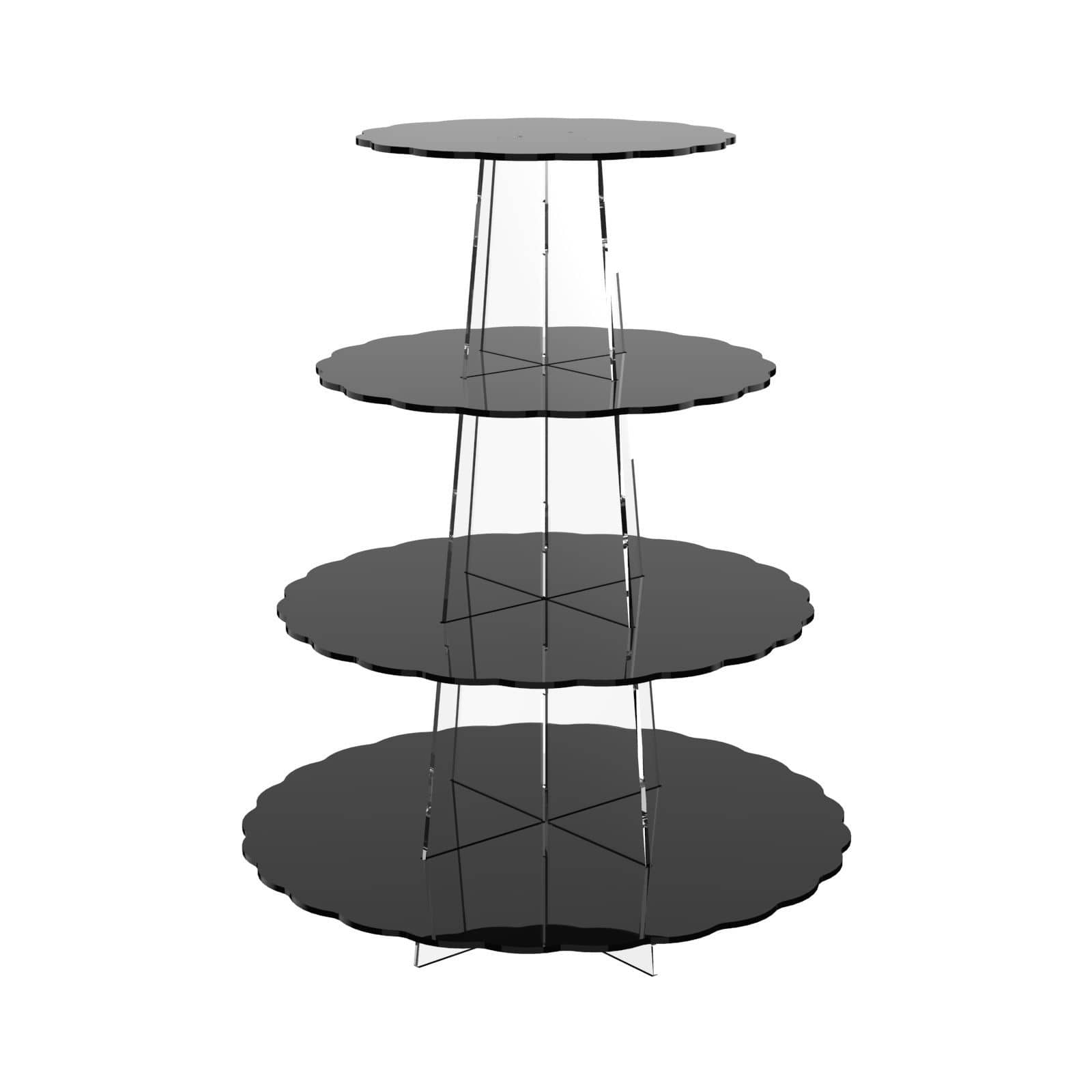 Scalloped Acrylic Cupcake Stands – Displaypro