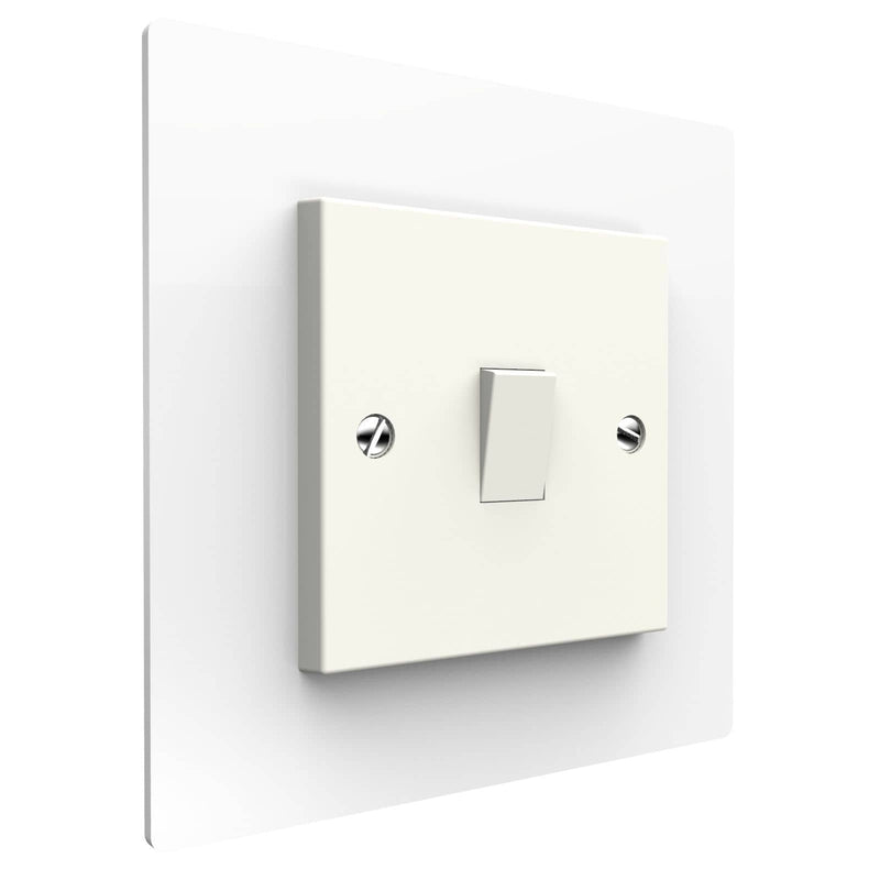 Single Light Switch Surrounds by Displaypro Ltd Various colours