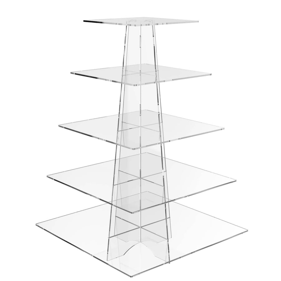Square Acrylic Cupcake Stands - Displaypro